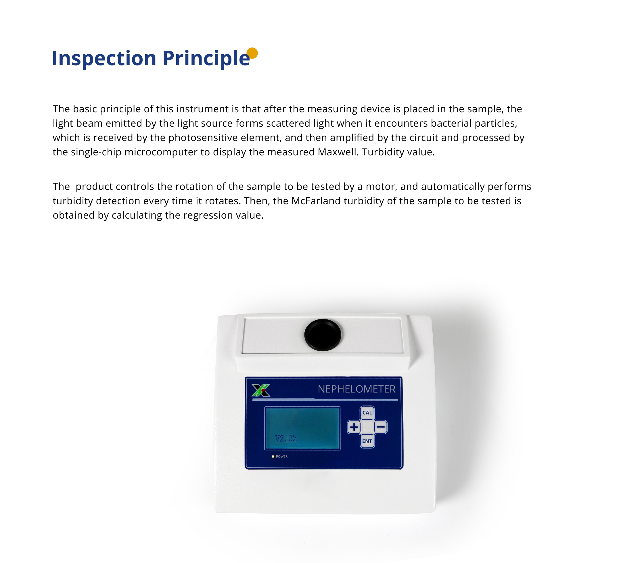 Nephelometer for microorganism suspension | Medmay – Digital Platform ...