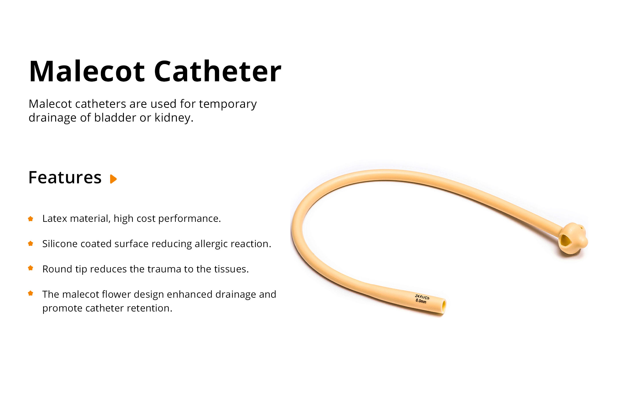 Malecot catheter | Medmay – Digital Platform for Medical Cross-border ...